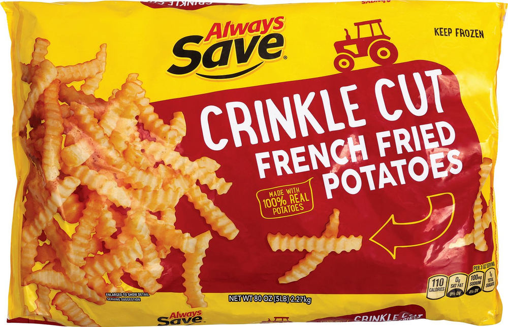 CRINKLE CUT FRY ( OZ ) 0007003866247 – Always Save®