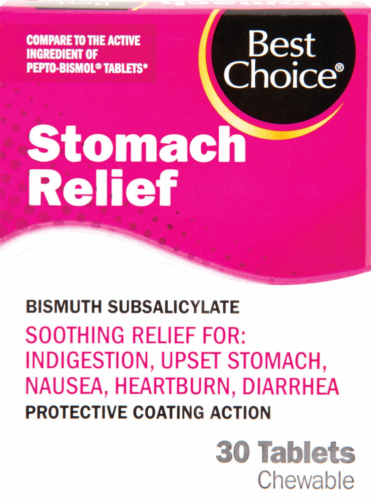 Stomach Relief Chew Tabs 0007003820150 – Best Choice®