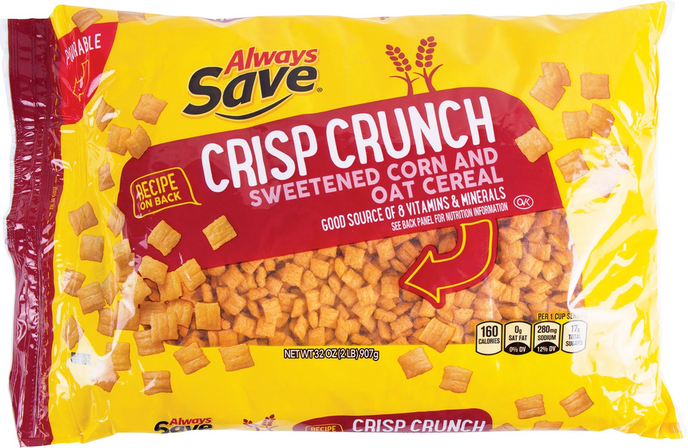 CRISP CRUNCH – BAG ( 32 OZ ) 0007003860038 – Always Save®
